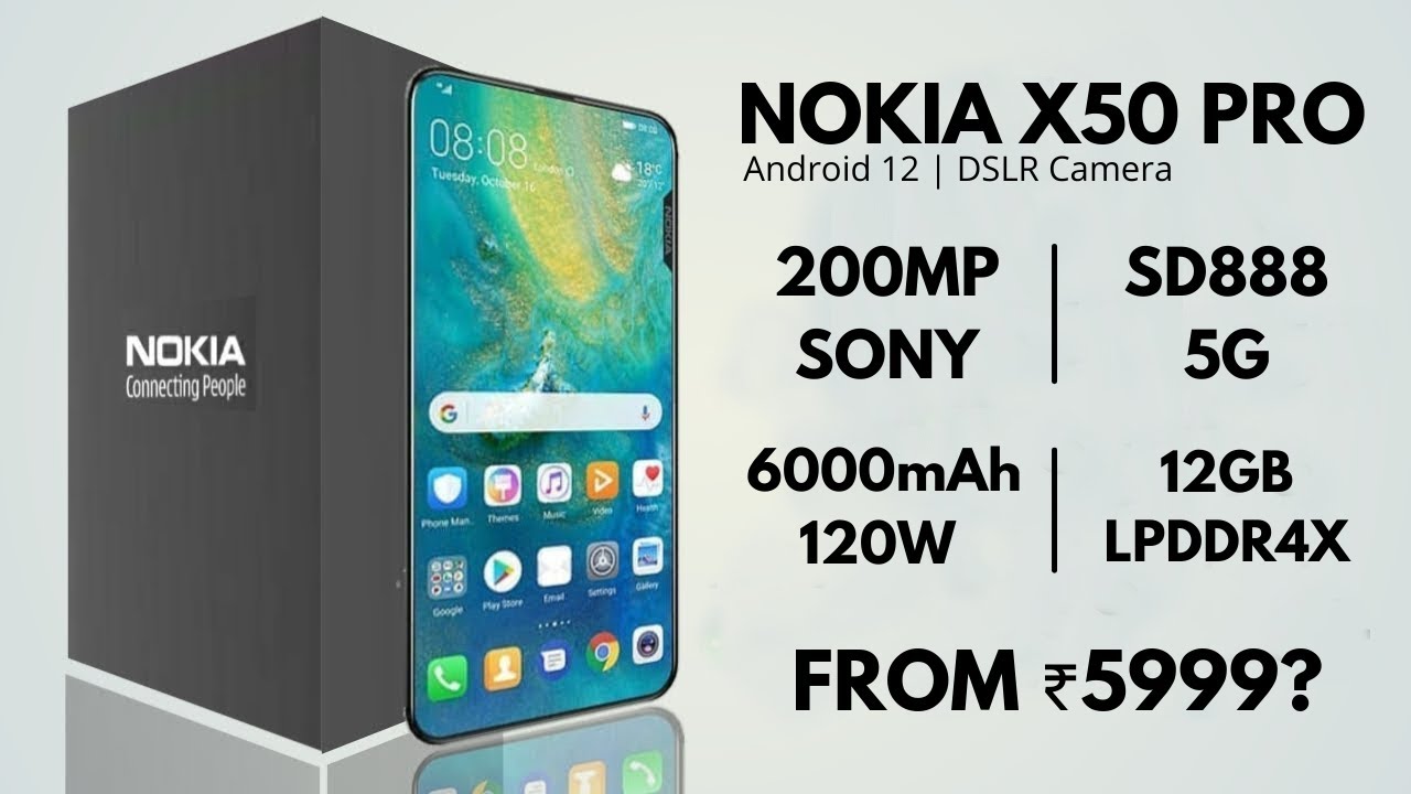 Nokia X50 Pro - 5G,Snapdragon 888, 200MPCamera,12GB RAM,6000mAh Battery ...
