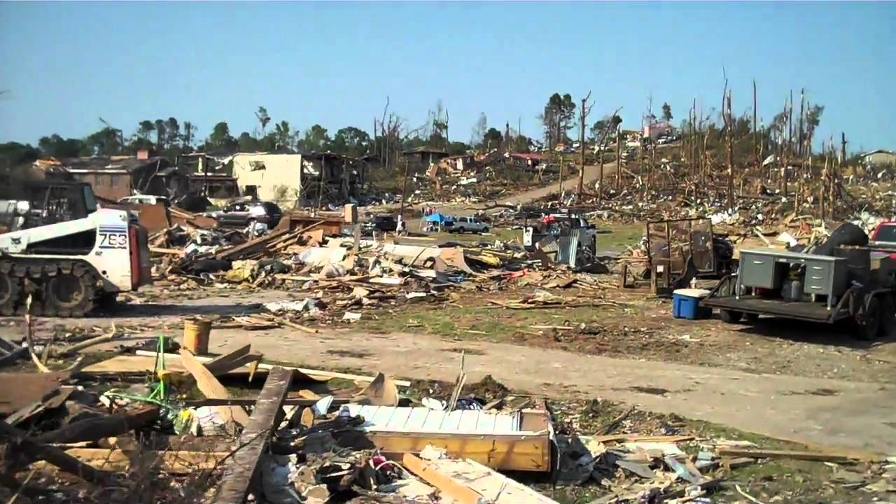 Tornado Damage - Concord, Alabama - YouTube