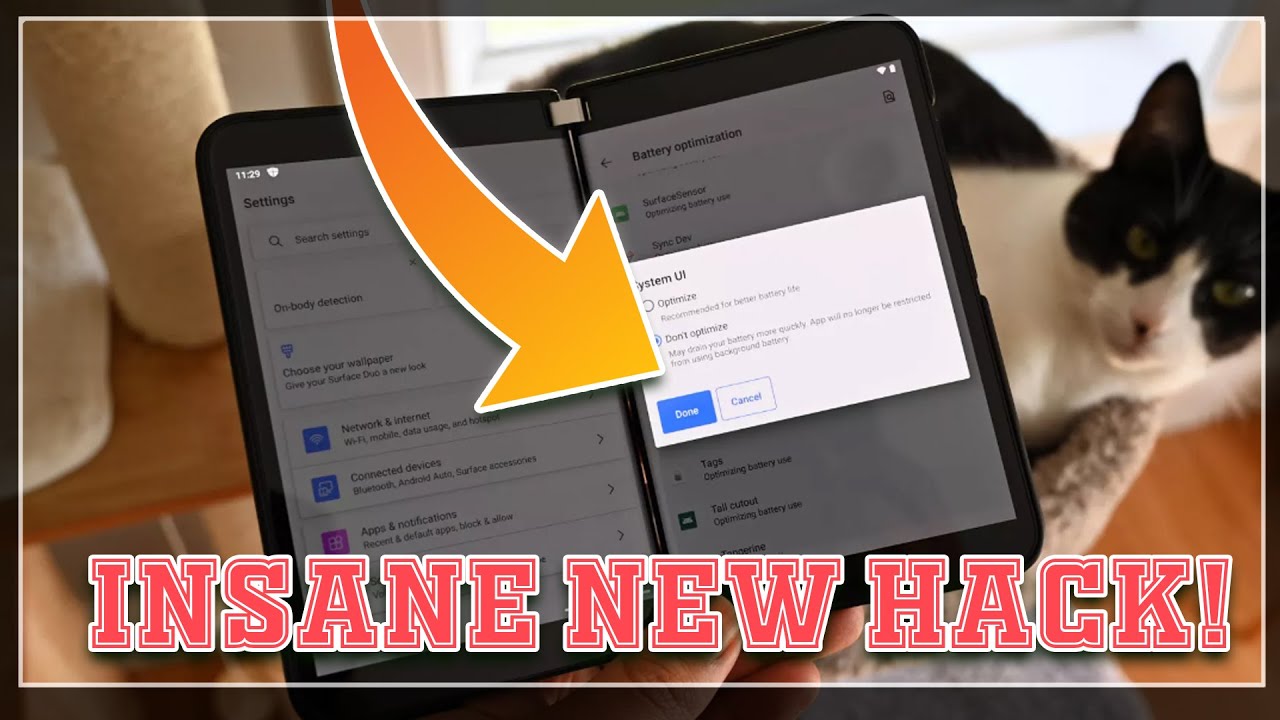 THERE'S A CRAZY NEW HACK FOR THE MICROSOFT SURFACE DUO 2!| IMPROVES ...