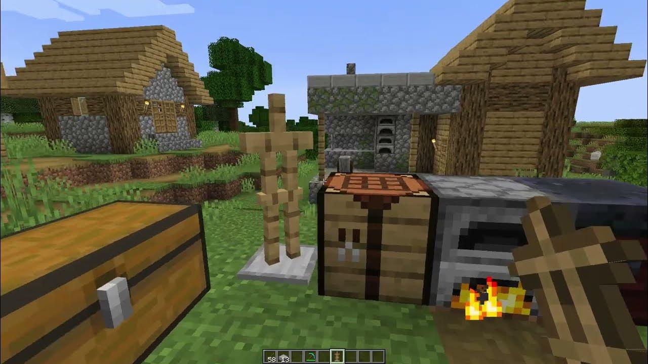 How to Make Armor Stand in Minecraft - YouTube