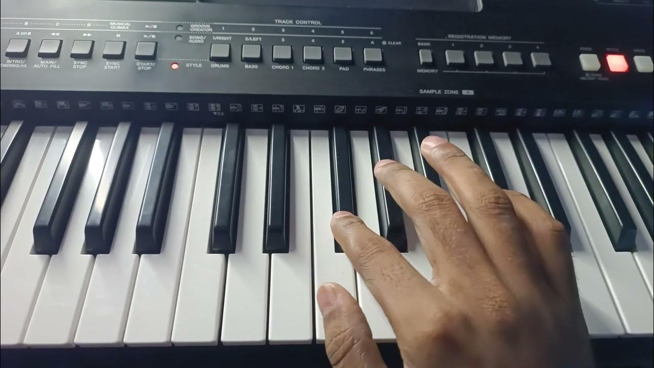 Learn how to play keyboard lesson 1 - YouTube