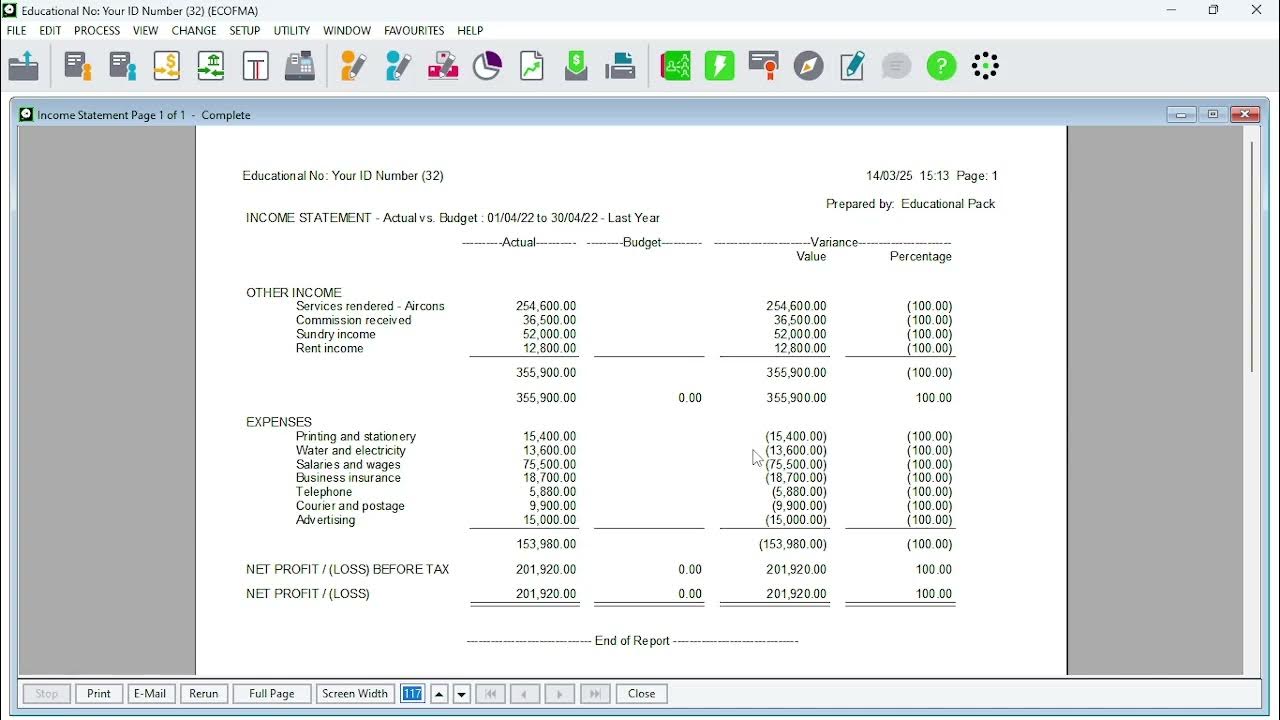 CFS N5 June 2024 Transfer Pastel Income Statement to MS Excel - YouTube