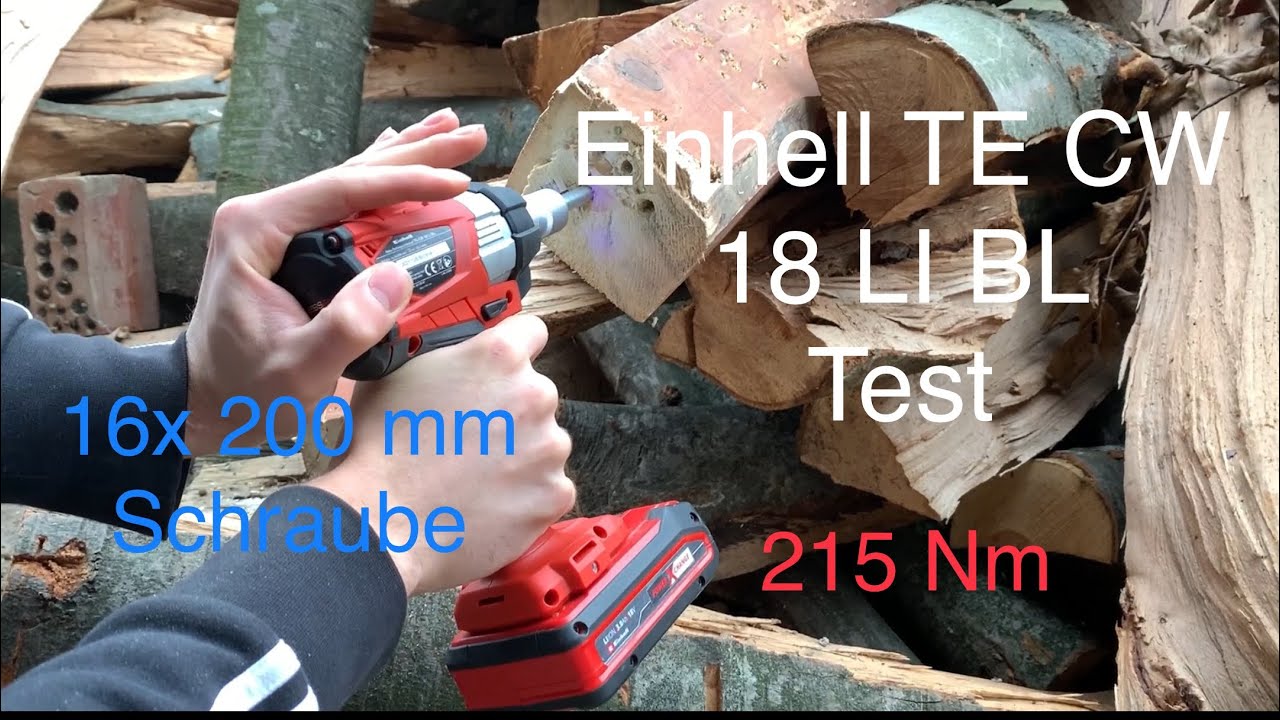Einhell TE CW 18 LI BL Schlagschrauber Test | Kompakt und saustark ...