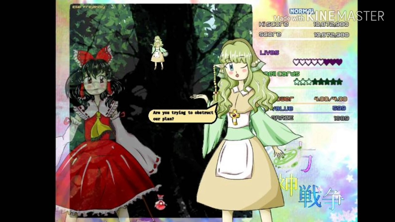 [ Touhou HGW ] Ellie Frejaholy's theme : Yggdrasill's wrath ~ Nature ...