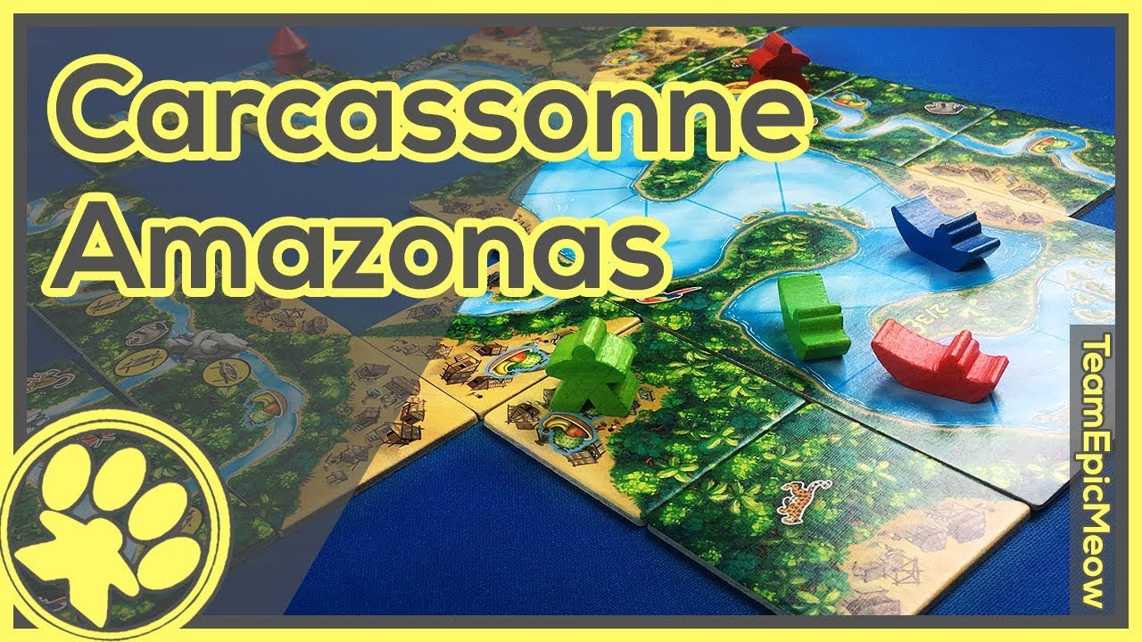 Carcassonne Amazonas Game Play [3Player] - YouTube