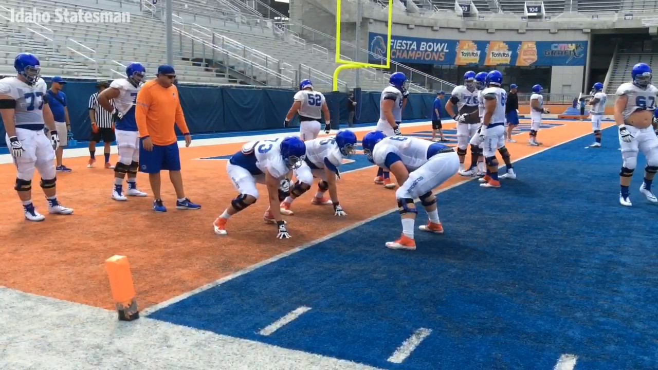 Boise State football practice highlights - Aug. 7, 2017 - YouTube