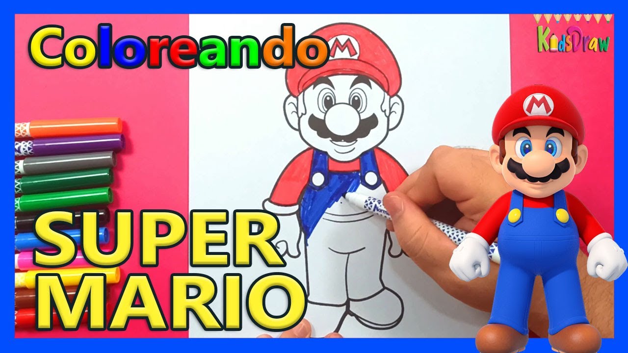 Colorear a MARIO BROS 🎨 | Dibujos para pintar de MARIO BROS | Mario ...