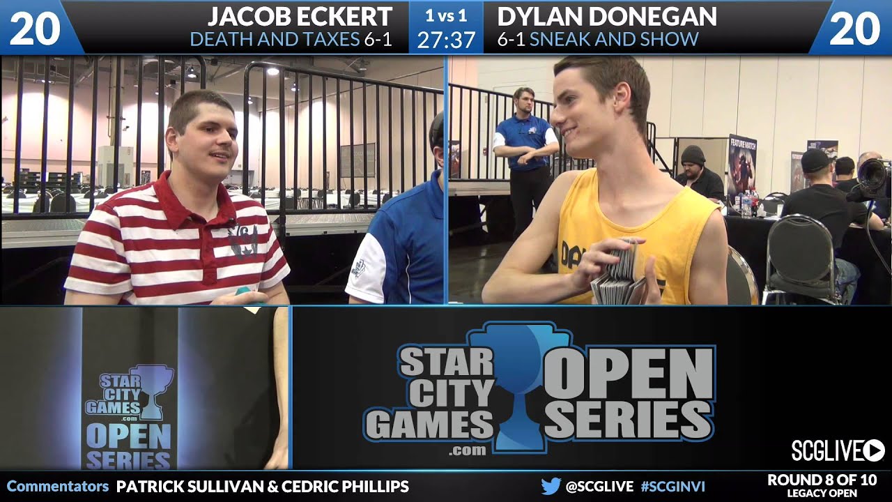 SCGINVI - Legacy - Round 8b - Jacob Eckert vs Dylan Donegan - YouTube