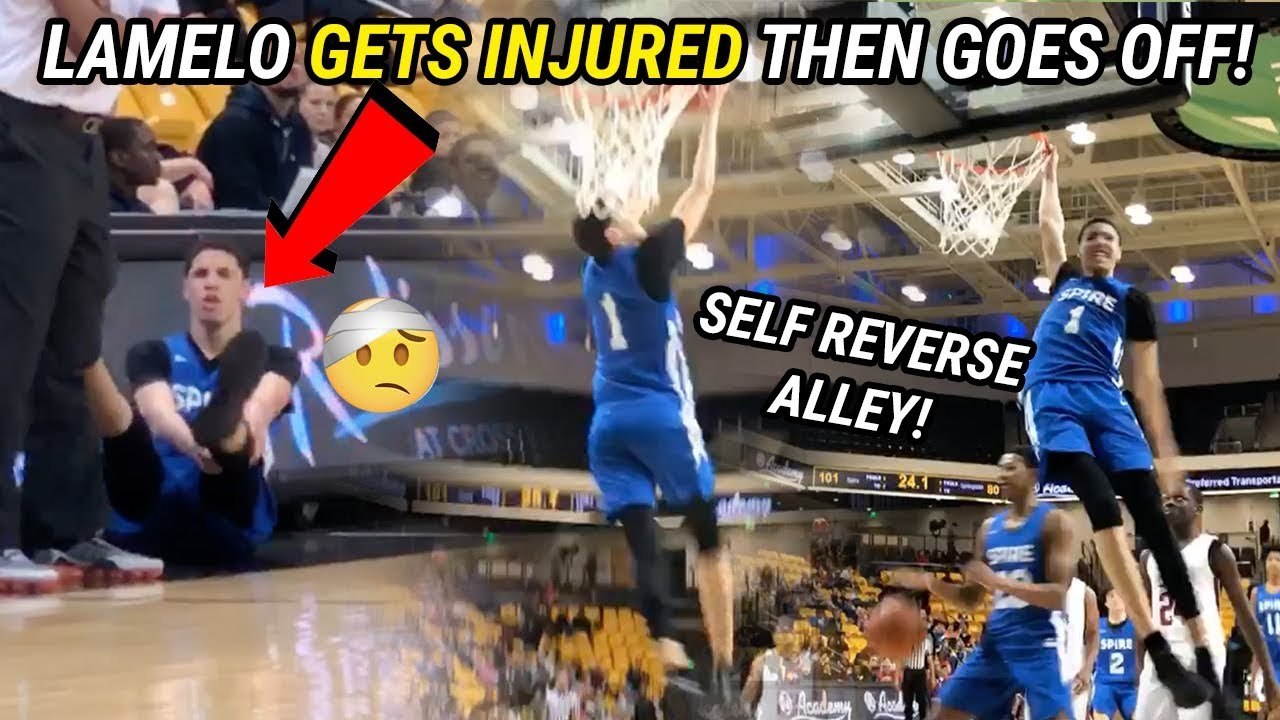 LaMelo Ball Gets INJURED AGAIN Then GOES CRAZY! Wild SPIRE FIGHT & Melo ...