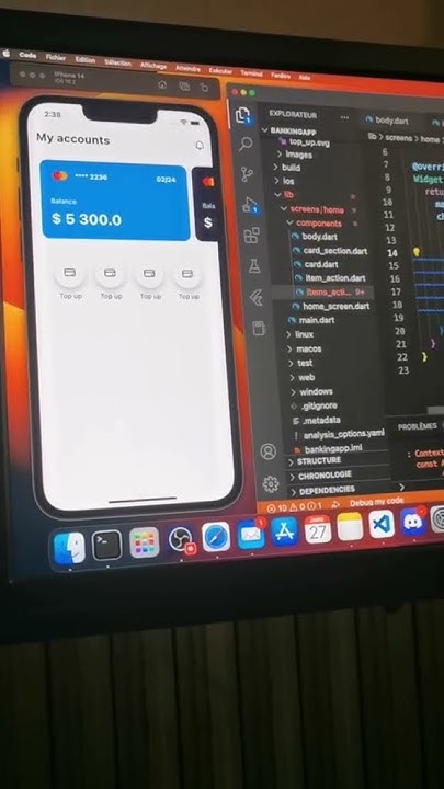 Speed coding flutter bank app ui - YouTube