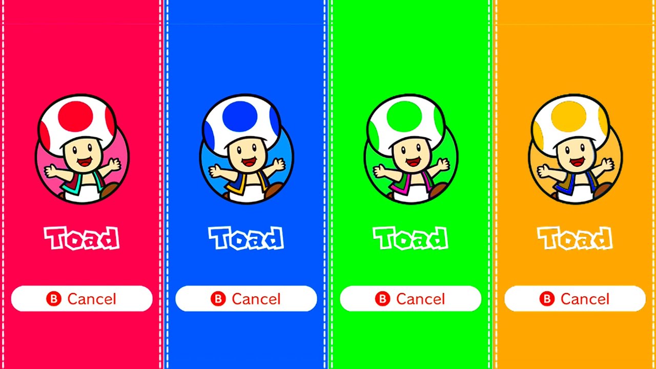All Playable Toad Colors in Super Mario 3D World + Bowsers Fury - YouTube