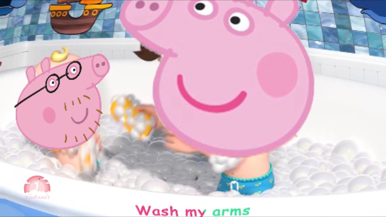 Boo Boo Bath Song Cocomelon but Peppa Pig and Others - YouTube