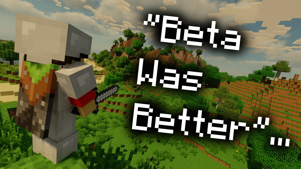 Was Minecraft Beta Actually Better? - YouTube