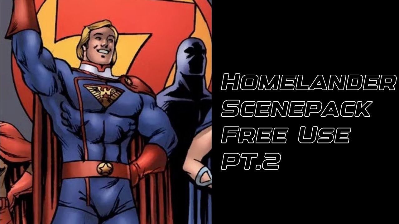 Homelander comic twixtor 4k | free use - YouTube