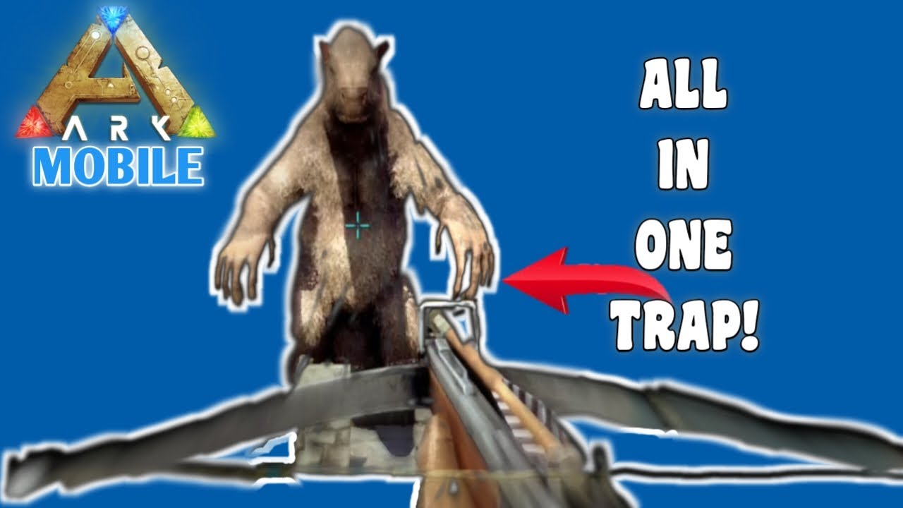 A Single Trap For Trapping & Taming All Dinos!!! | Ark Ultimate Mobile ...