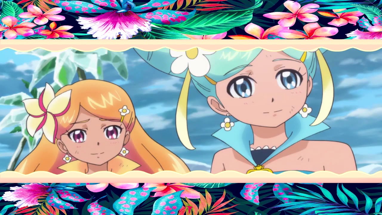 Rock A Hula Baby 🍹 Ohana & Olina (Cure Sunset & Cure Wave) - YouTube