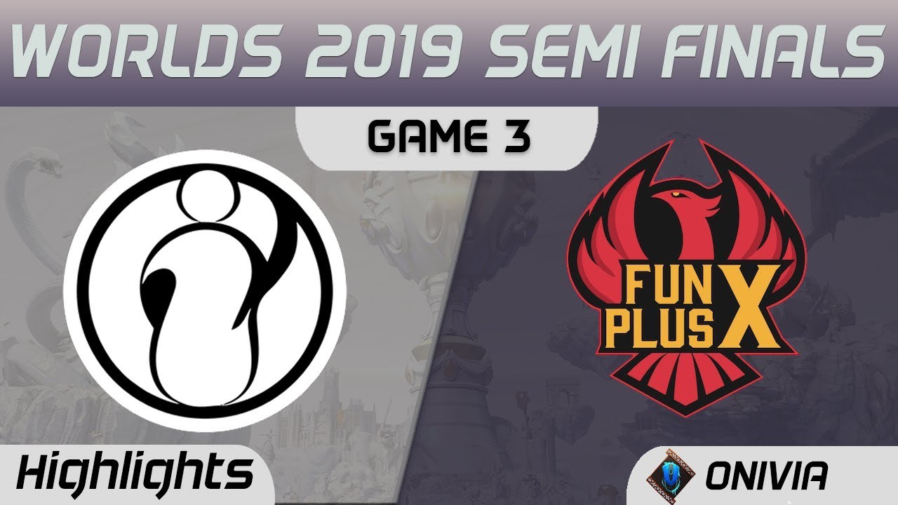 IG vs FPX Highlights Game 3 Worlds 2019 Semi Finals Invictus Gaming vs ...