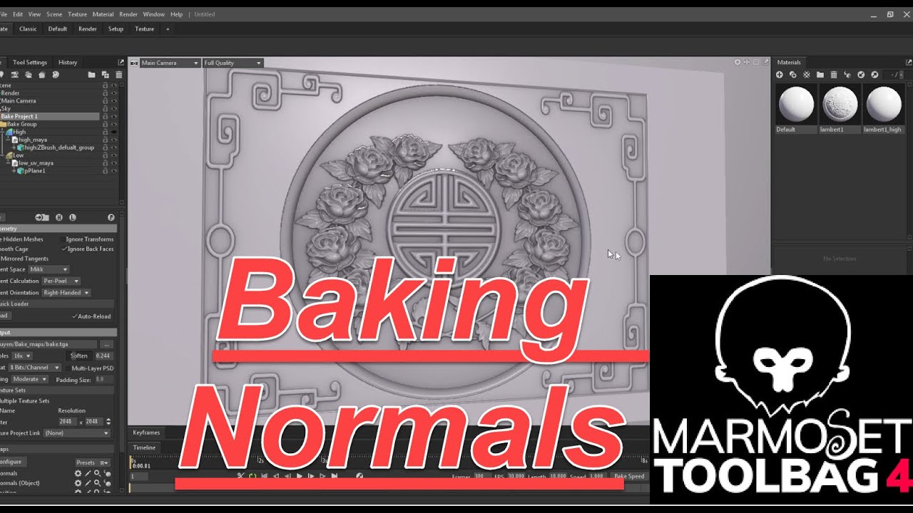 Học 3D - Baking Marmoset Toolbag 4 - Phút 42 - YouTube