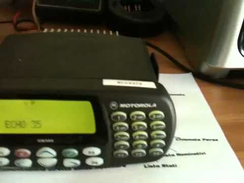 Motorola Gm380 e Gp380 chiamata selettiva & stato - YouTube