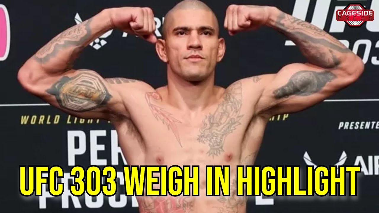 UFC 303 Official Weigh-In Highlights - YouTube