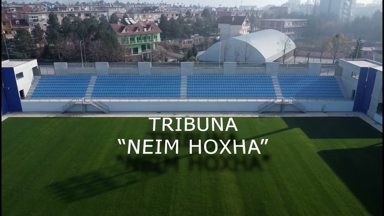 Stadiumi i ri i qytetit te Kukesit-“Kukës Arena”, perfundojne punimet ...