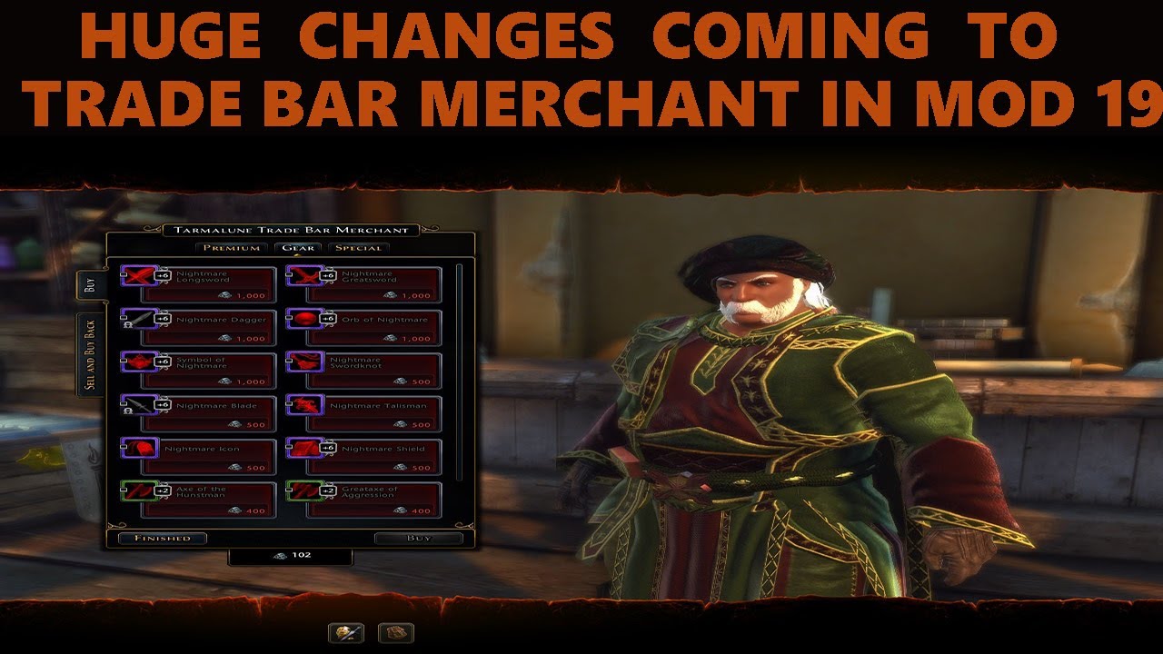 Neverwinter - HUGE Trade Bar Rework - YouTube