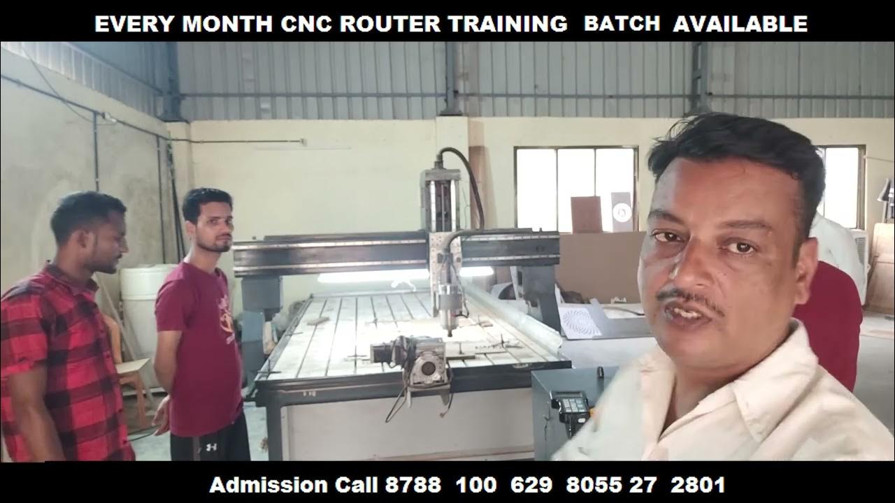 CNC ROUTER OFFLINE BATCH PART 006 / Star Infotech CNC Training Institute - YouTube