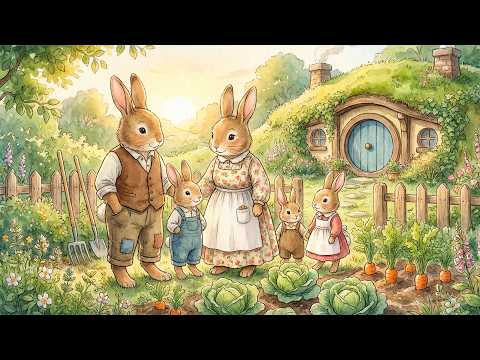 A Cozy Family Day with a Hobbit Rabbit in the Quiet Forest | Cozy Storybook Music