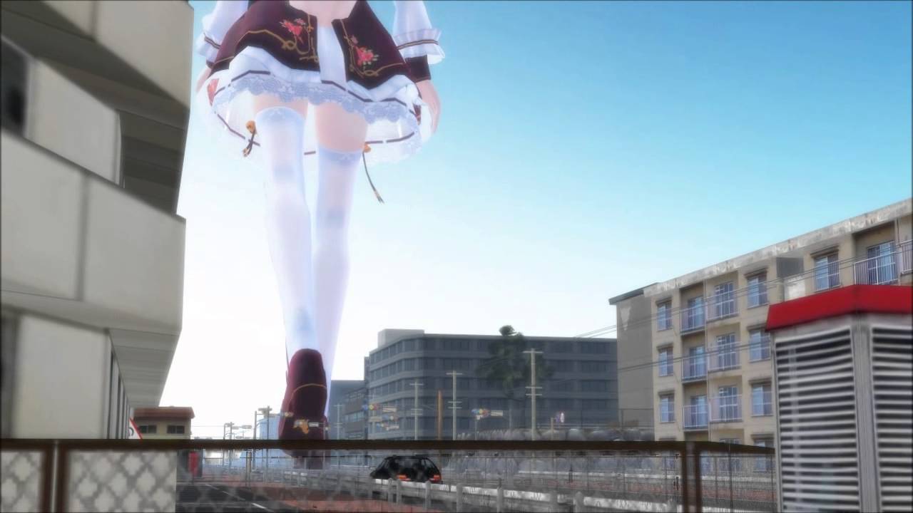 MMD Giantess - Yunoa (work from acesce) - YouTube