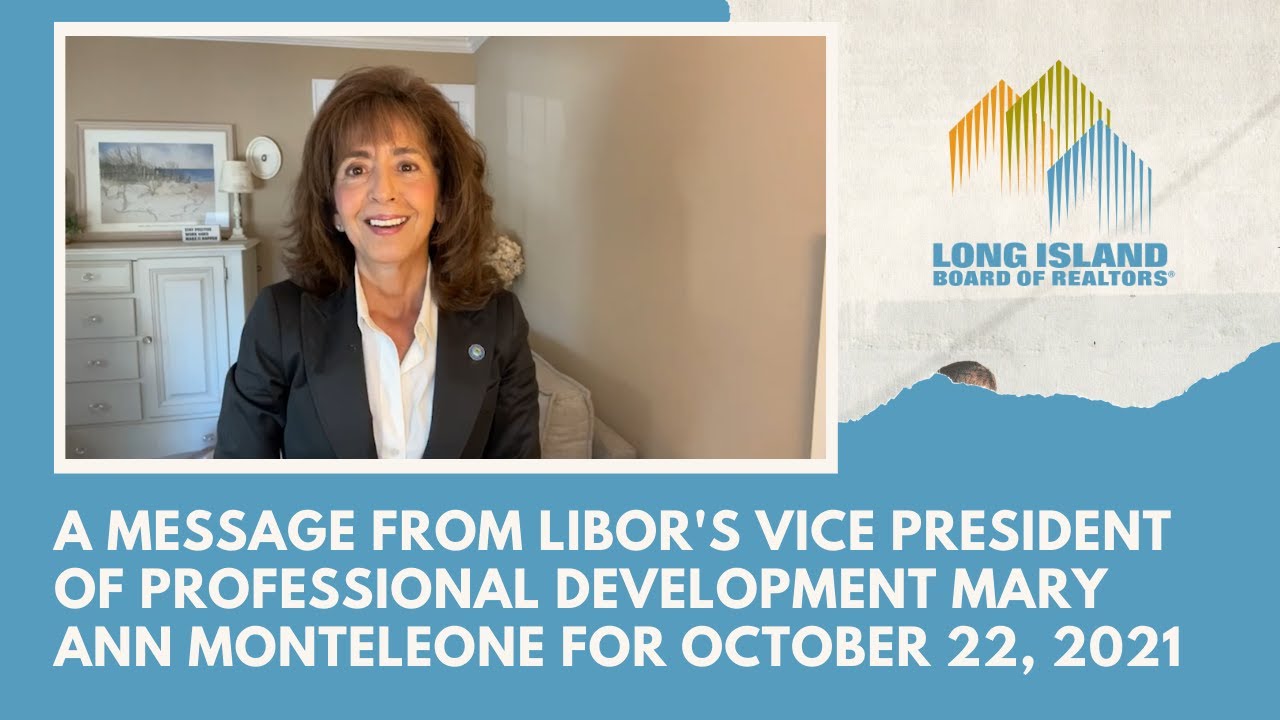 A Message From LIBOR's Vice President of Professional Development Mary ...