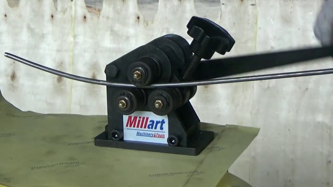 Millart machine tools Gear Driven Ring Roller PR 3 - Operation - YouTube