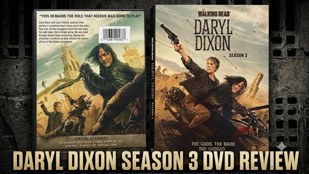 The Walking Dead Daryl Dixon Season 3 DVD Review - YouTube