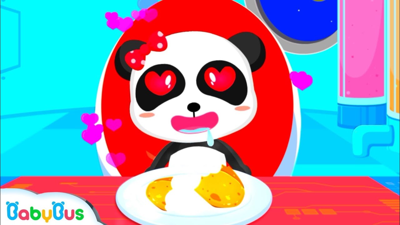 Babybus: Baby Panda Robot kitchen || Baby bus Panda Cartoon Gameplay ...
