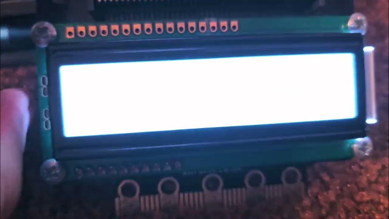 How to use kitronik lcd for microbit - YouTube