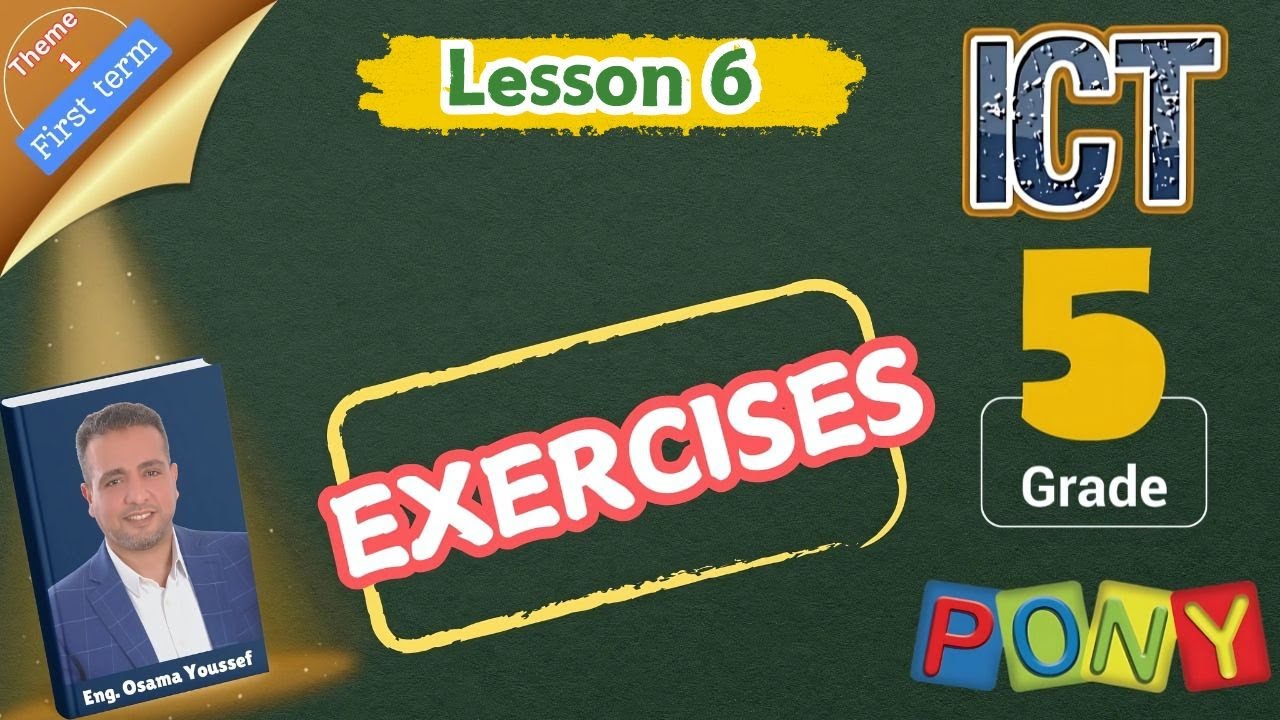 ICT grade5 Theme1 Lesson6 Exercises - YouTube