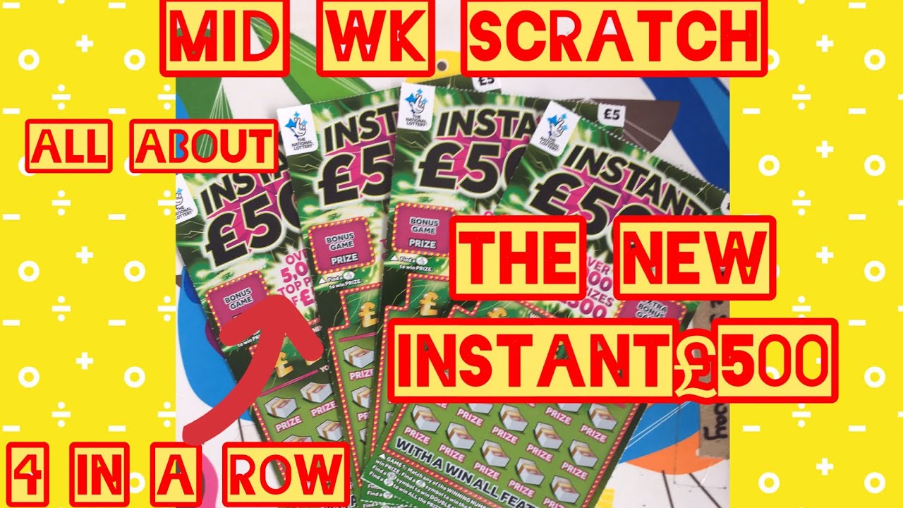 The New Instant £500 Scratch Cards , Great Session, Back, To Back ...