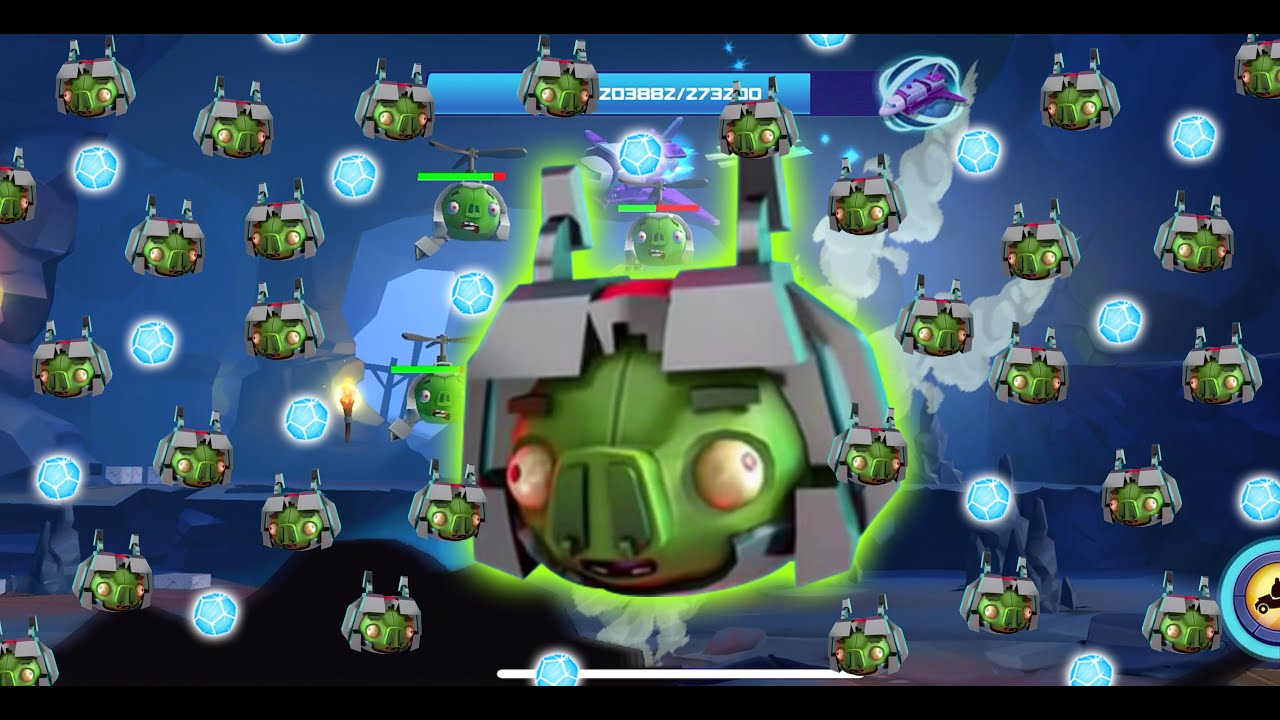 Angry Birds Transformers - MAX level THUNDERCRACKER - Spark Run - YouTube