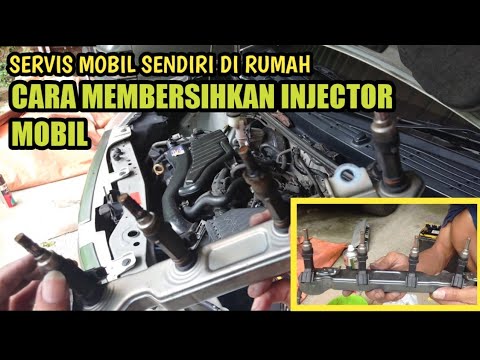 CARA MEMBERSIHKAN INJECTOR MOBIL SIGRA / CALYA - YouTube