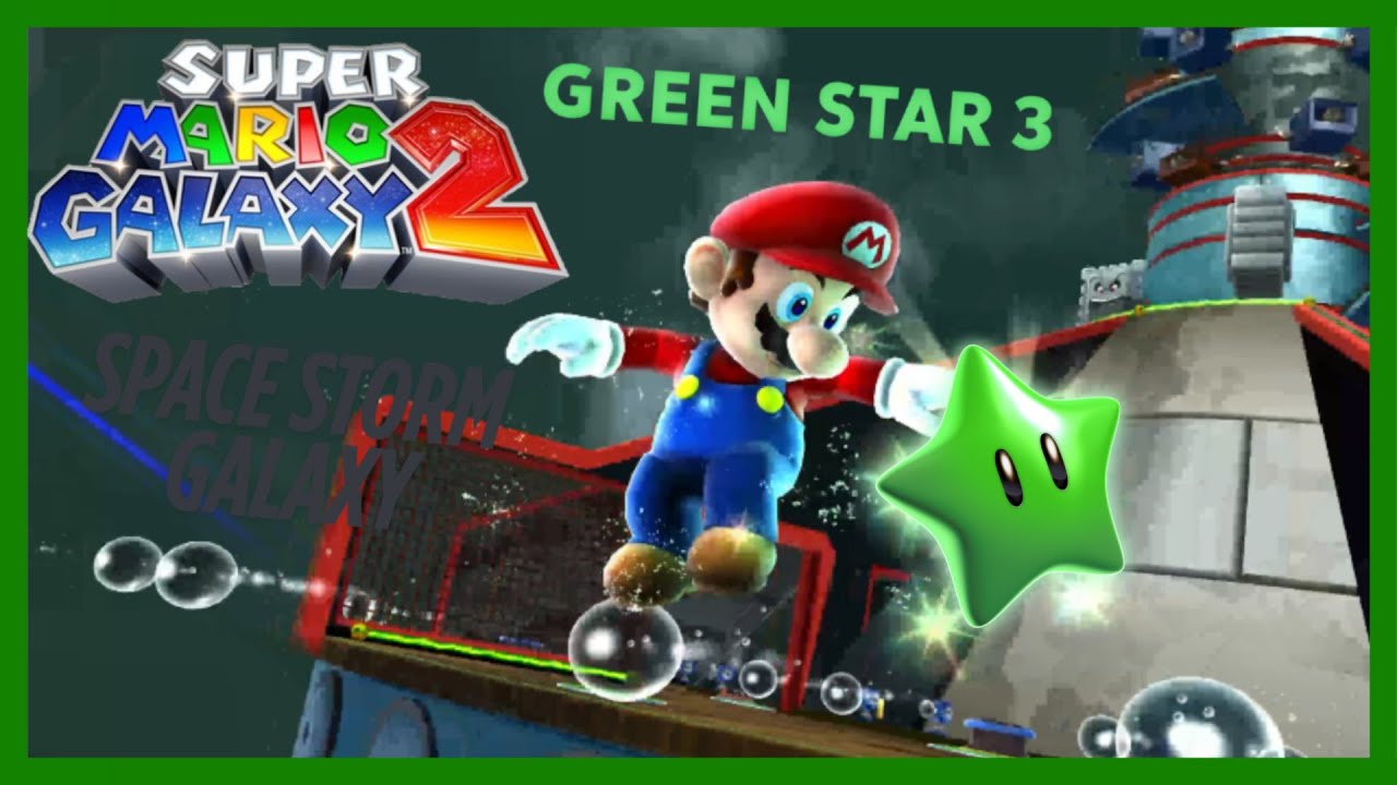[Super Mario Galaxy 2] Space Storm Galaxy | Green Star 3 - YouTube