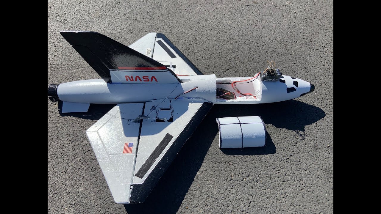 RC Space Shuttle FPV Glider Part 2 - YouTube