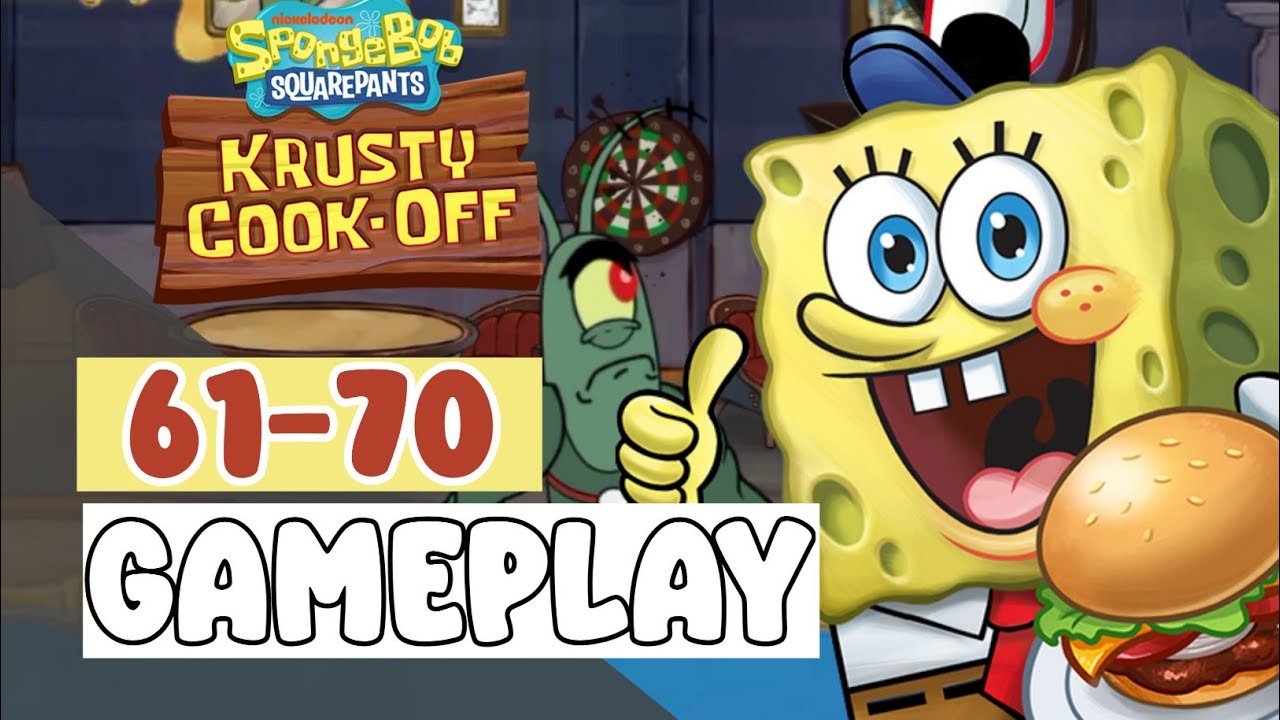 THE SALTY SPITOON GOO LAGOON Level 61-70 - SpongeBob: Krusty Cook-Off ...