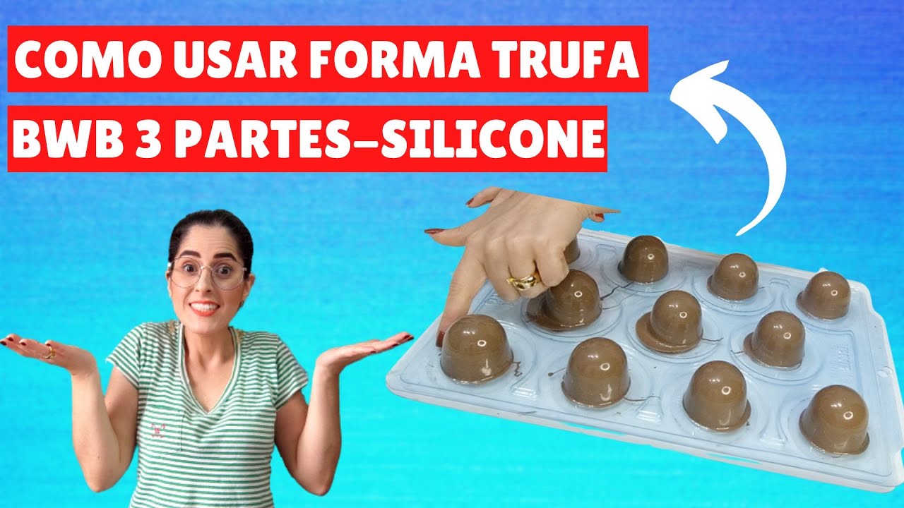 Forma trufa 3 parte silicone, como usar? - YouTube