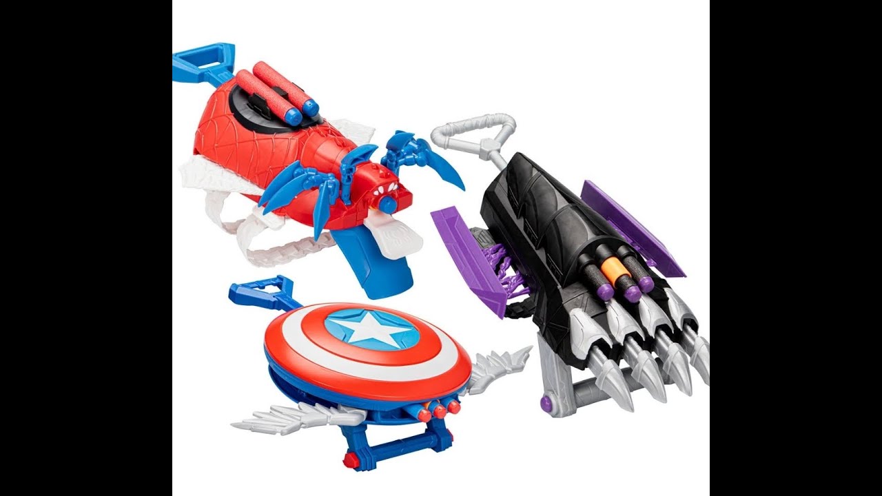 Marvel Mech Strike 3.0 Mechasaurs Nerf Blasters Wave 1 Case - YouTube