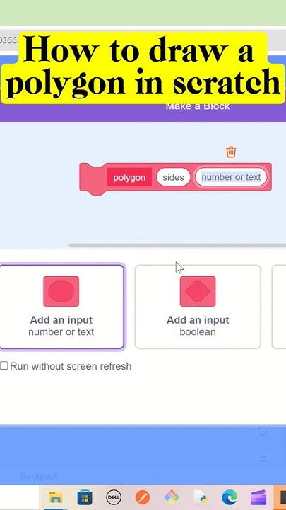 how to draw a polygon in scratch #scratch #kidscoding - YouTube