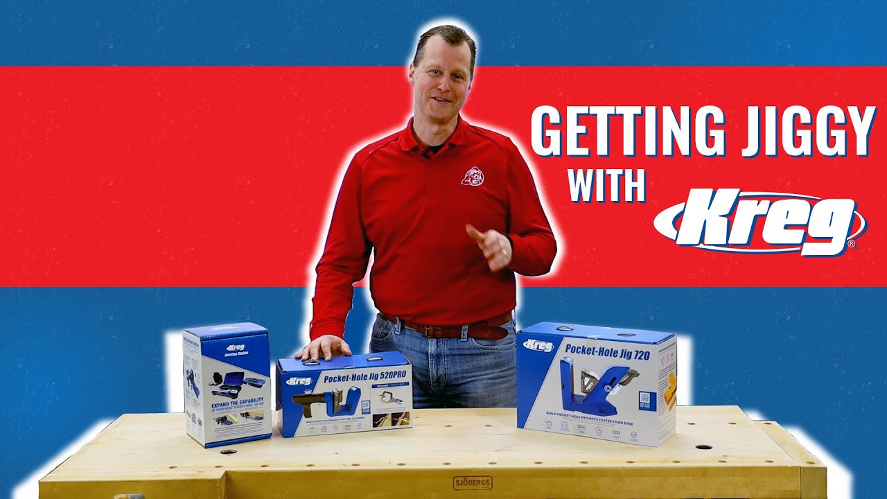 KREG Jigs! Pocket Hole Jigs & Jig Base Dock [KPHJ520PRO, KPHJ720 ...