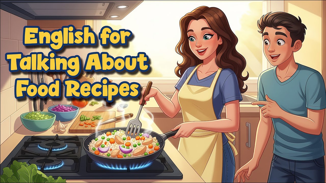 English for Talking About Food Recipes | Learn Cooking Vocabulary ...