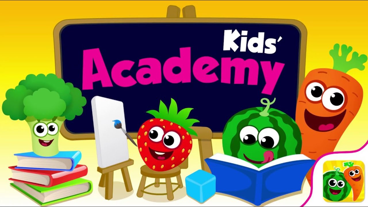 Funny Food! Educational game for children about food - YouTube