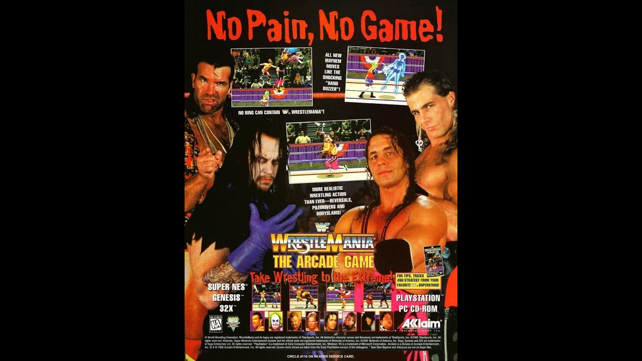 WWF Wrestlemania: the arcade game UNBOXING (PC Game, 1995) - YouTube