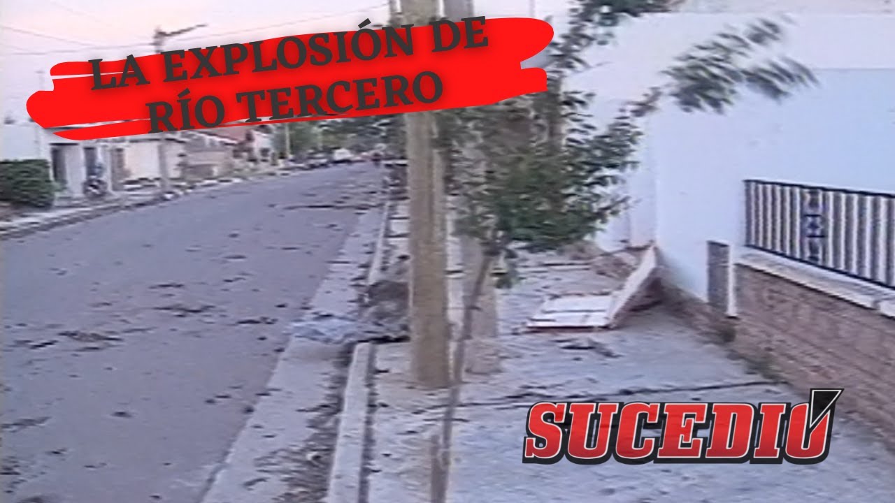 Río Tercero: los primeros minutos tras la explosión de la ciudad - YouTube