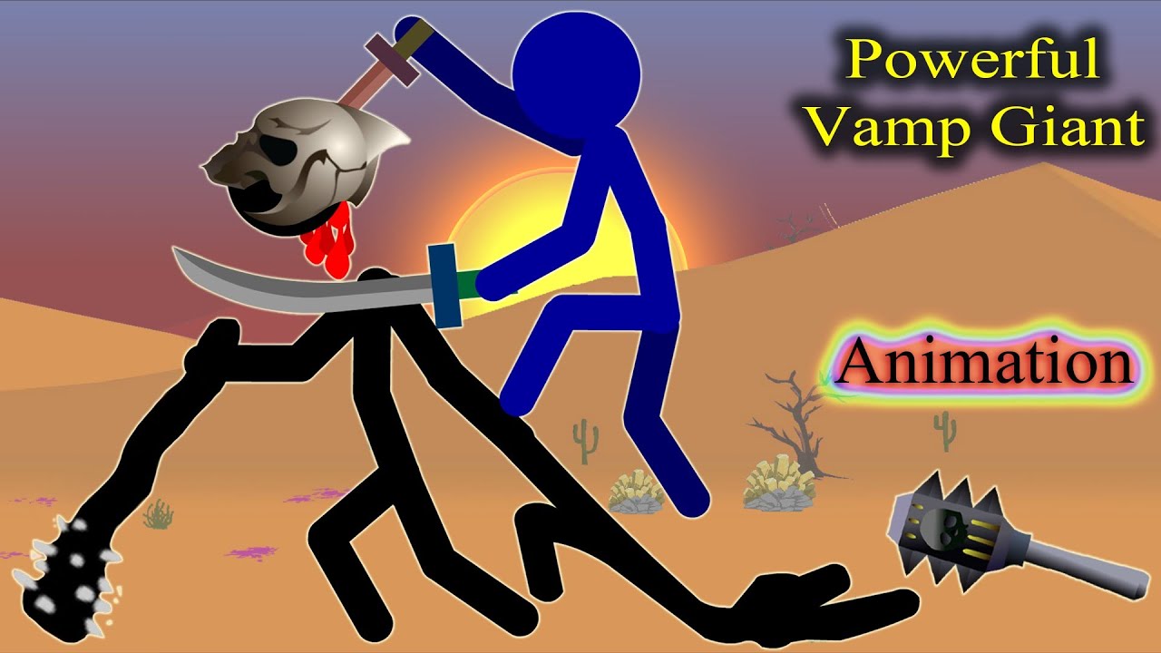 MEGA Vamp Giant Ultimate Fight With Enemy | Stickman Animation ...